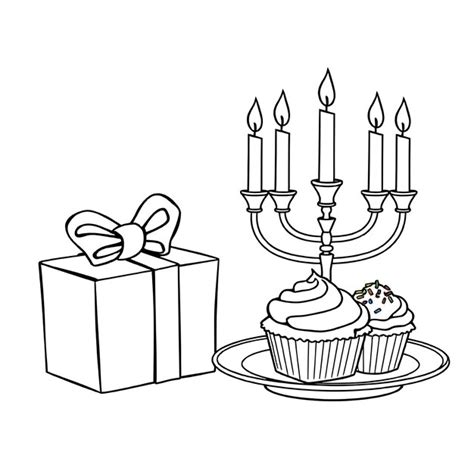 한우카 그림 터 일러스트레이션 컬러링 페이지 프리미엄 Ai 생성 벡터