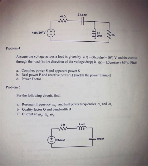 Solved Problem Find The Input Impedance For The Following Chegg