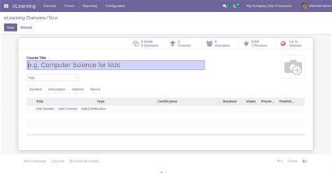 Odoo 15 Elearning Module Learning Management System Odoo Elearning