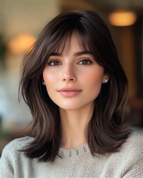 Effortless Chic Soft Layers And Wispy Bangs In 2025 Hair Cuts Hair