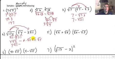 Dividing Radical Expressions Worksheet Radical Expressions Rational