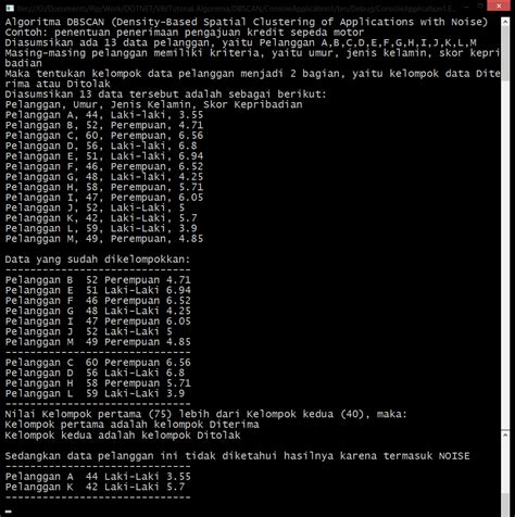 Algoritma Dbscan Density Based Spatial Clustering Of Applications With Noise Pip Tools