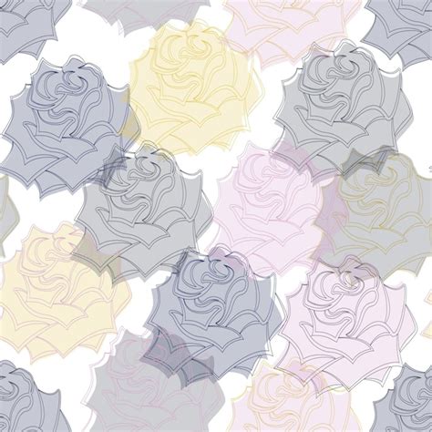 Premium Vector Seamless Pattern Multicolored Roses