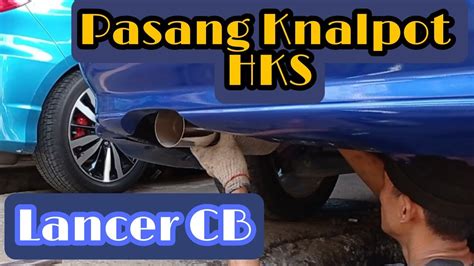 Cek Sound Knalpot Racing HKS Di Lancer CB CarVlogDWI YouTube