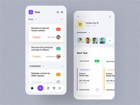 Task App Ui By Amirul Islam On Dribbble