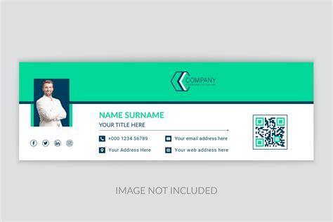 Email Signature And Web Banner Design Graphic By Ju Design · Creative Fabrica