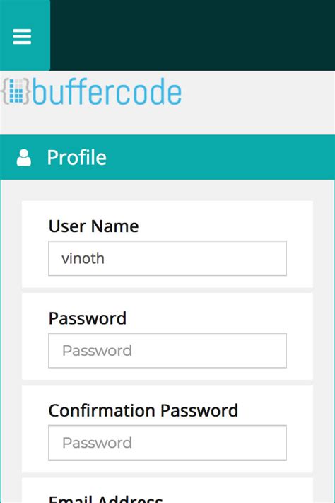 Buffercode Frontend Dashboard Templates