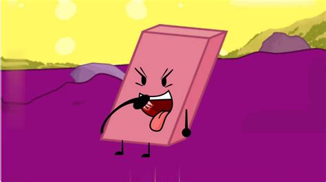 Eraser Eats Tiny Cake By Cadenbblox2 On Deviantart