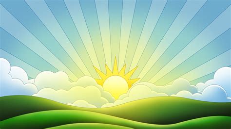 무료 일러스트 태양 그린 하늘 빛 일몰 자연 Pixabay의 무료 이미지 630279