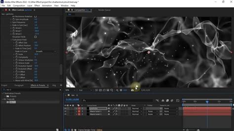 Create Smoky Background In After Effect Trapcode Mir3 Tutorial Youtube