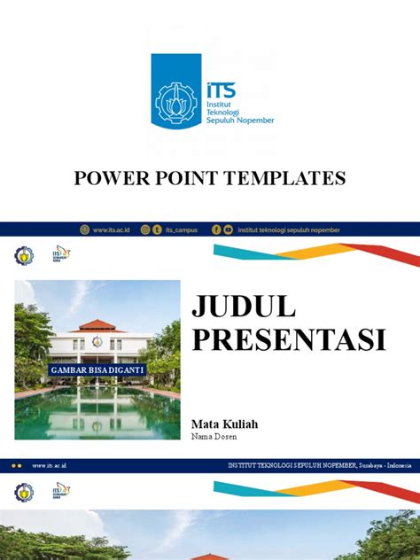 Template Presentasi Its Pdf