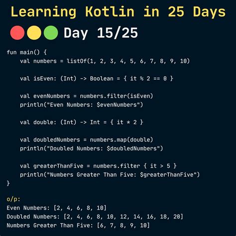 vikas adhe on linkedin kotlin programming learningjourney day15 lambdafunctions…