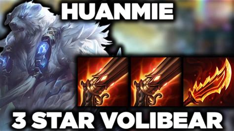 Huanmie Plays Volibear 3 Star Carry In Ionia Server Rank 2 China