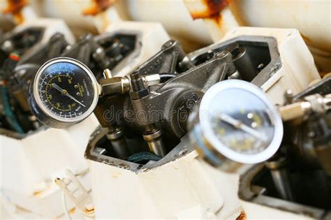 Performed Compression Test In Cylinder Head Of The Engine By Special