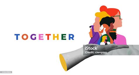 다양 한 사람들이 함께 얼굴을 하고 손 콜라주 스타일 벡터 일러스트 레이 션 다민족 그룹에 대한 스톡 벡터 아트 및 기타 이미지 다민족 그룹 다문화주의 다양성