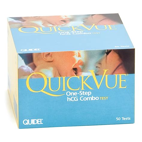 Quickvue® One Step Hcg Combo Pregnancy Fertility Reproductive Health