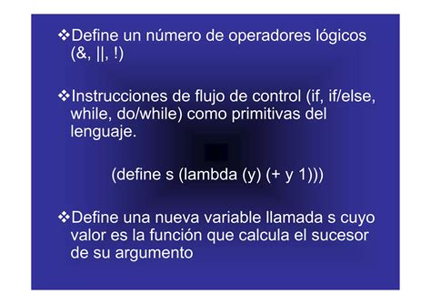 Estructura Básica Del Lenguaje Scheme Ppt