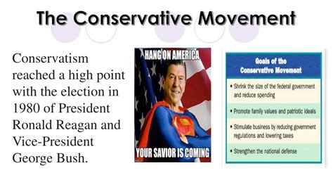 Ppt The Conservative Movement In The 1980s Reagan Bush And