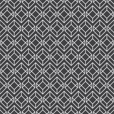 Premium Vector Geometric Simple Cube Seamless Pattern