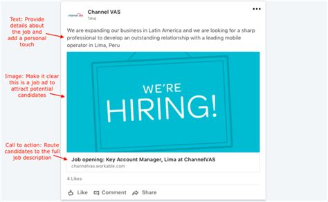 LinkedIn Job Posting Template Workable