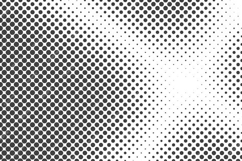Premium Vector Halftone Dotted Background Retro Mirror Texture Monochrome Gradation Effect