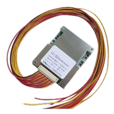 13s 48v 60a Battery Protection Board Electronics Li Ion Cell Battery Bms Pcb Equalizer Board Bms