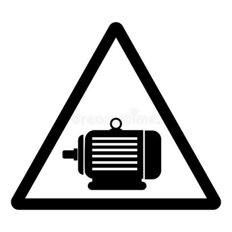 Motor Engine Symbol Sign Vector Illustration Isolate On White