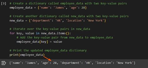 Python Extend Dictionary
