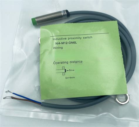 Proximity Switch Ni4 M12 On6l Dc Three Wire Npn Normally Open Inductive Sensor