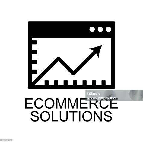 전자 상거래 솔루션 아이콘입니다 모바일 개념 및 웹 응용 프로그램에 대 한 이름으로 서 장 훈과 개발 아이콘의 요소입니다 웹 및 모바일에 대 한 자세한 전자상거래 솔루션