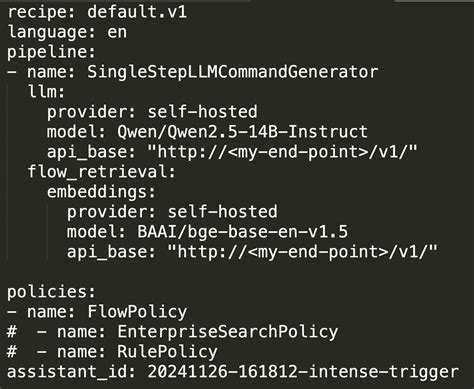 Issue Connecting Rasa Pro Calm With Embedding Model On Self Hosted Vllm