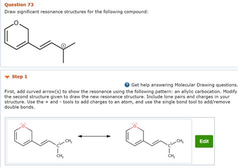 Draw All Significant Resonance Structures For The Following Compound Drawing Word Searches