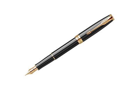 Parker Sonnet Royal Black Gold Trim