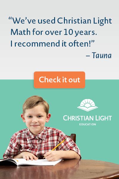 Christian Light Education Math Review CLE Math For Homeschool
