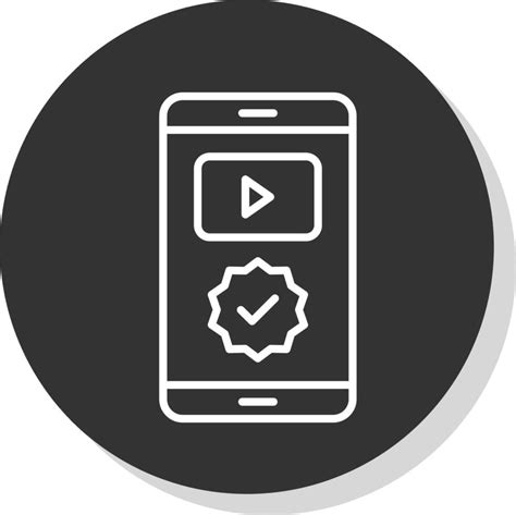 Approved Line Shadow Circle Icon Design 43869893 Vector Art At Vecteezy