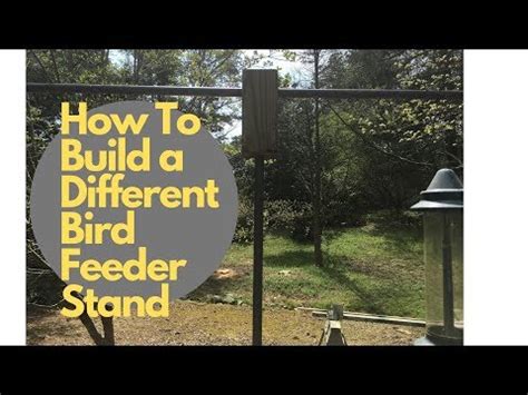 7 Best DIY Bird Feeder Poles Plans Photos Videos Bird Watching HQ