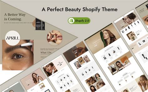 Aprill Beauty Store Shopify Theme 346336 Templatemonster