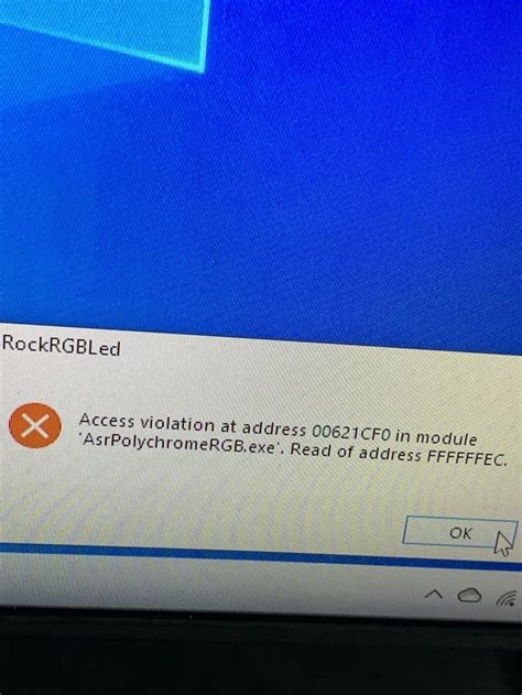Trying To Get Polychrome Sync To Work But I Keep Getting This R Asrock
