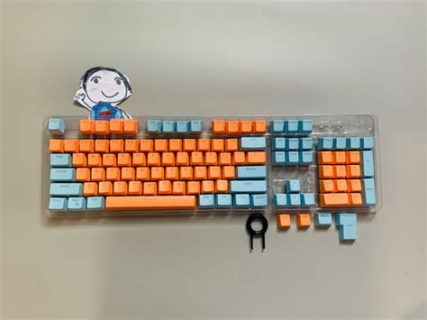 Badu Bg Нови 104 бр механични клавишни капачки за клавиатура Комплект Oem двуцветна Abs лилаво