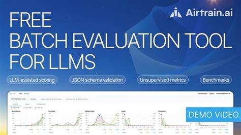 Free Batch Evaluation Tool For Llm Airtrain Ai Demo Brandon Leonardo