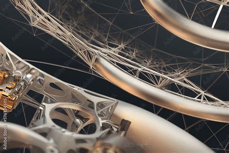 Finite Element Analysis 3d Illustration Von Mises Stress Isometric View Of Car Suspension Hub