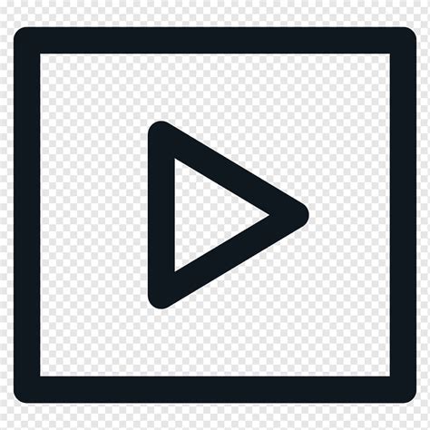 미디어 멀티미디어 재생 동영상 동영상 기본 Ui 2선 아이콘 Png Pngwing