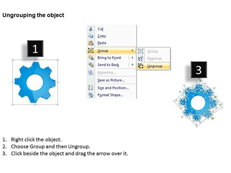 8 Stages Gears Process Presentation Graphics Presentation PowerPoint Example Slide Templates