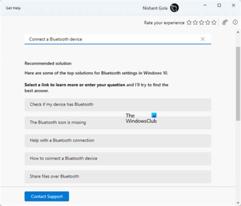 Run Bluetooth Troubleshooter In Get Help App Of Windows 11