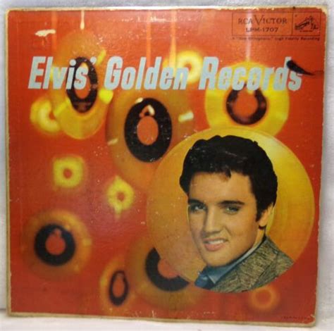 1958 Elvis Golden Records Elvis Presley Lpm 1707 Vinyl Record Lp