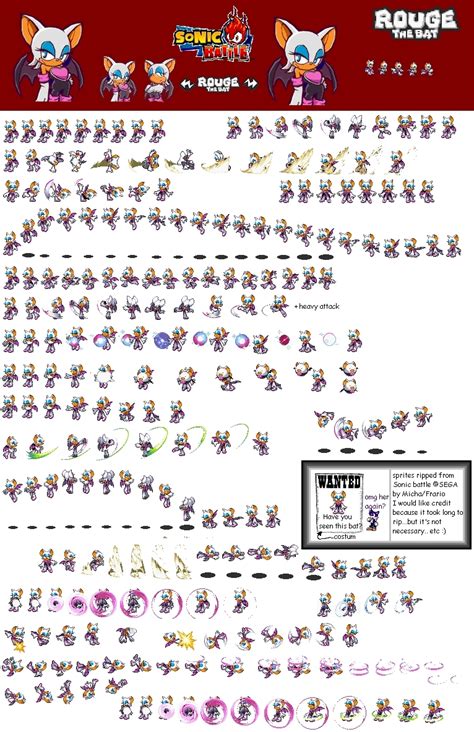 Rouge Sprites Rouge The Bat Photo Fanpop