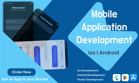 do flutter mobile app development for ios and android app using