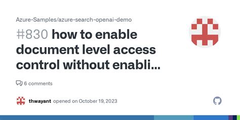 How To Enable Document Level Access Control Without Enabling The Login