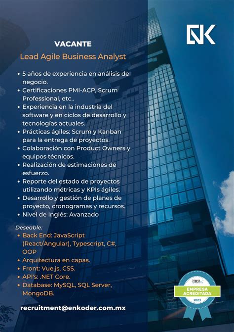 enkoder on linkedin hiring leader businessanalyst negocios análisisdenegocios…