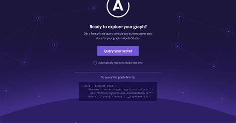 Apollo Server Codesandbox